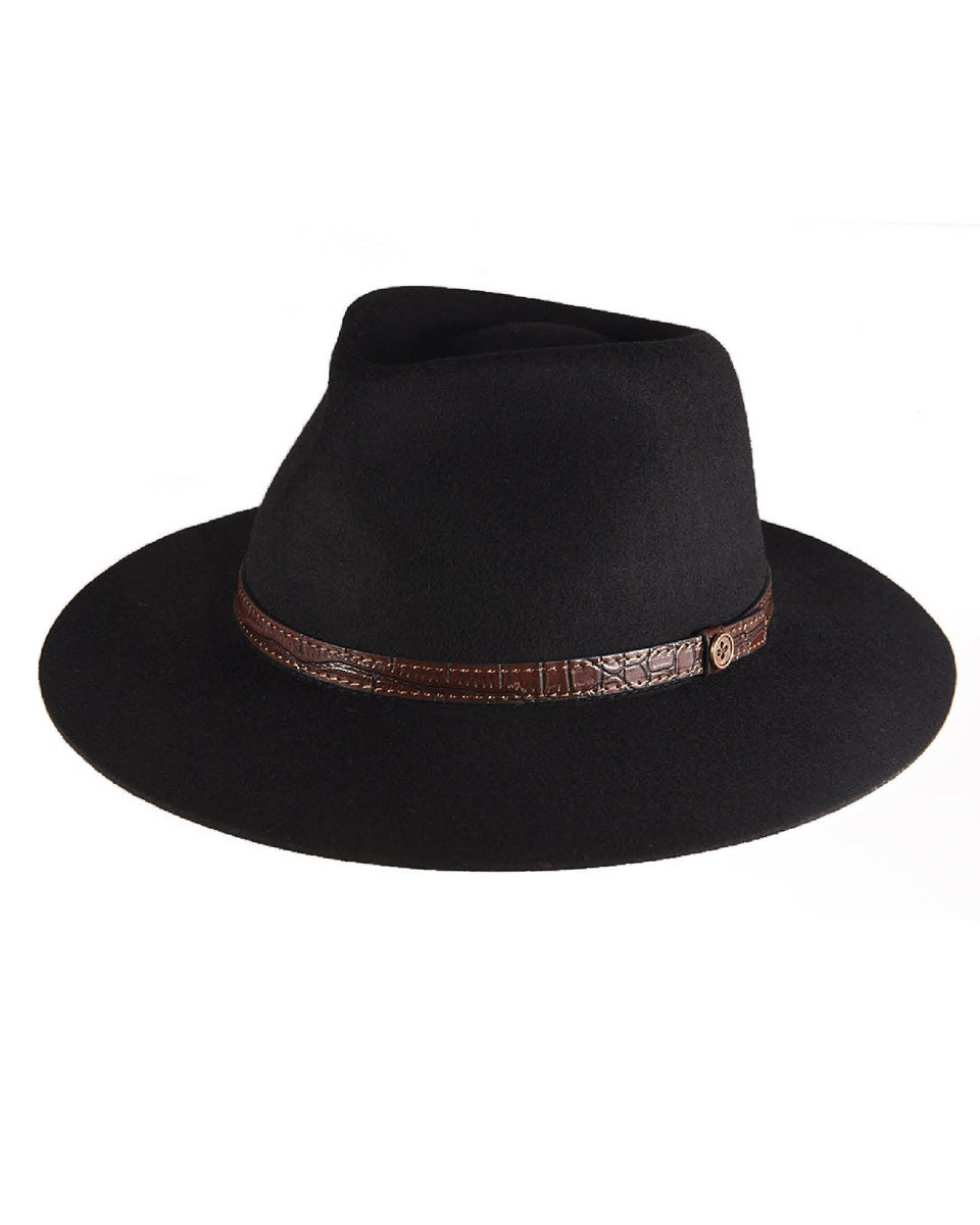 tHe DiNgo Felt Hat - Black – fallenBROKENstreet