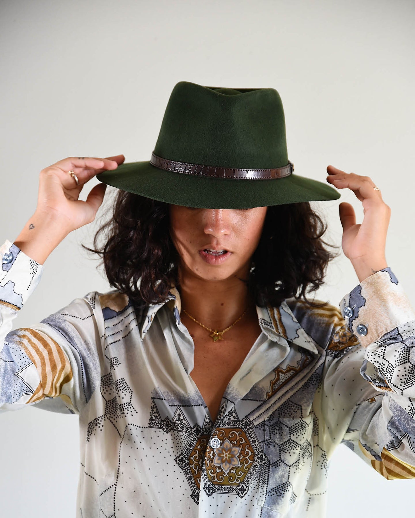 The DiNgo Felt Hat - Forest Green – fallenBROKENstreet