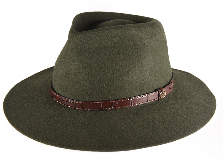 The DiNgo Felt Hat - Forest Green – fallenBROKENstreet