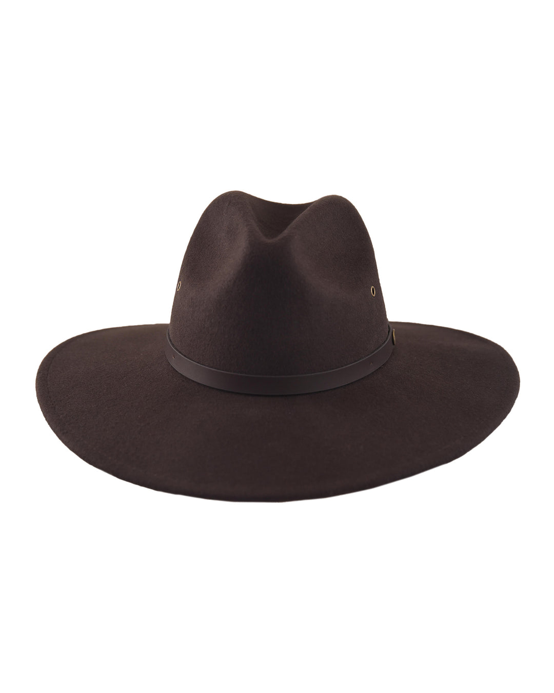 The Ratatat Wide Brim Felt Hat - Chocolate – fallenBROKENstreet